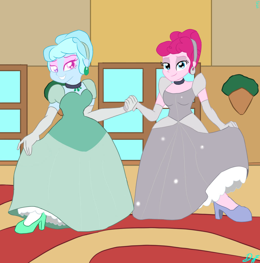 #3210721 - safe, artist:danielwolfearts, pinkie pie, oc, oc:jemima ...