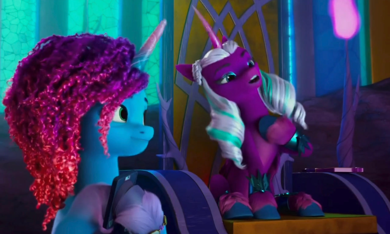 #3216075 - safe, screencap, misty brightdawn, opaline arcana, g5, mane smelody, my little pony ...