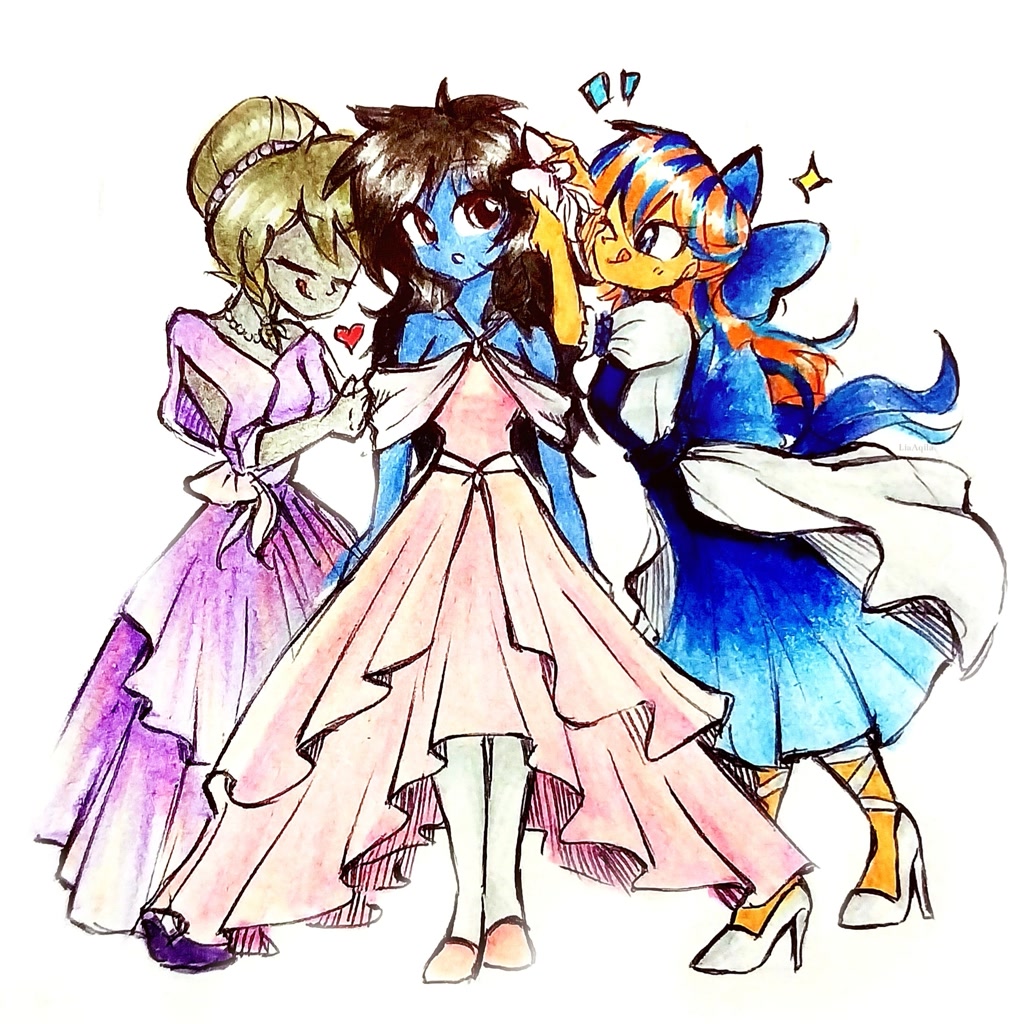 #3216951 - safe, artist:liaaqila, oc, oc only, oc:bsod, oc:cold front ...