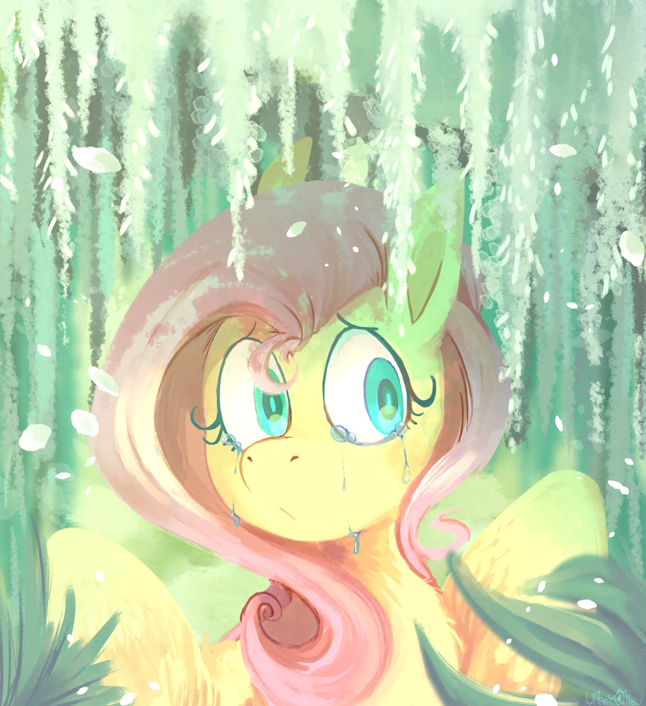 #3217118 - safe, artist:urbanqhoul, fluttershy, pegasus, pony, g4 ...