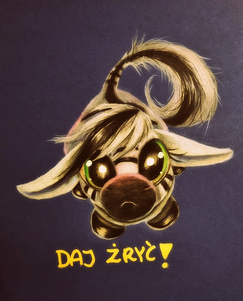 #3217827 - safe, artist:cahandariella, oc, oc only, zebra, big eyes ...