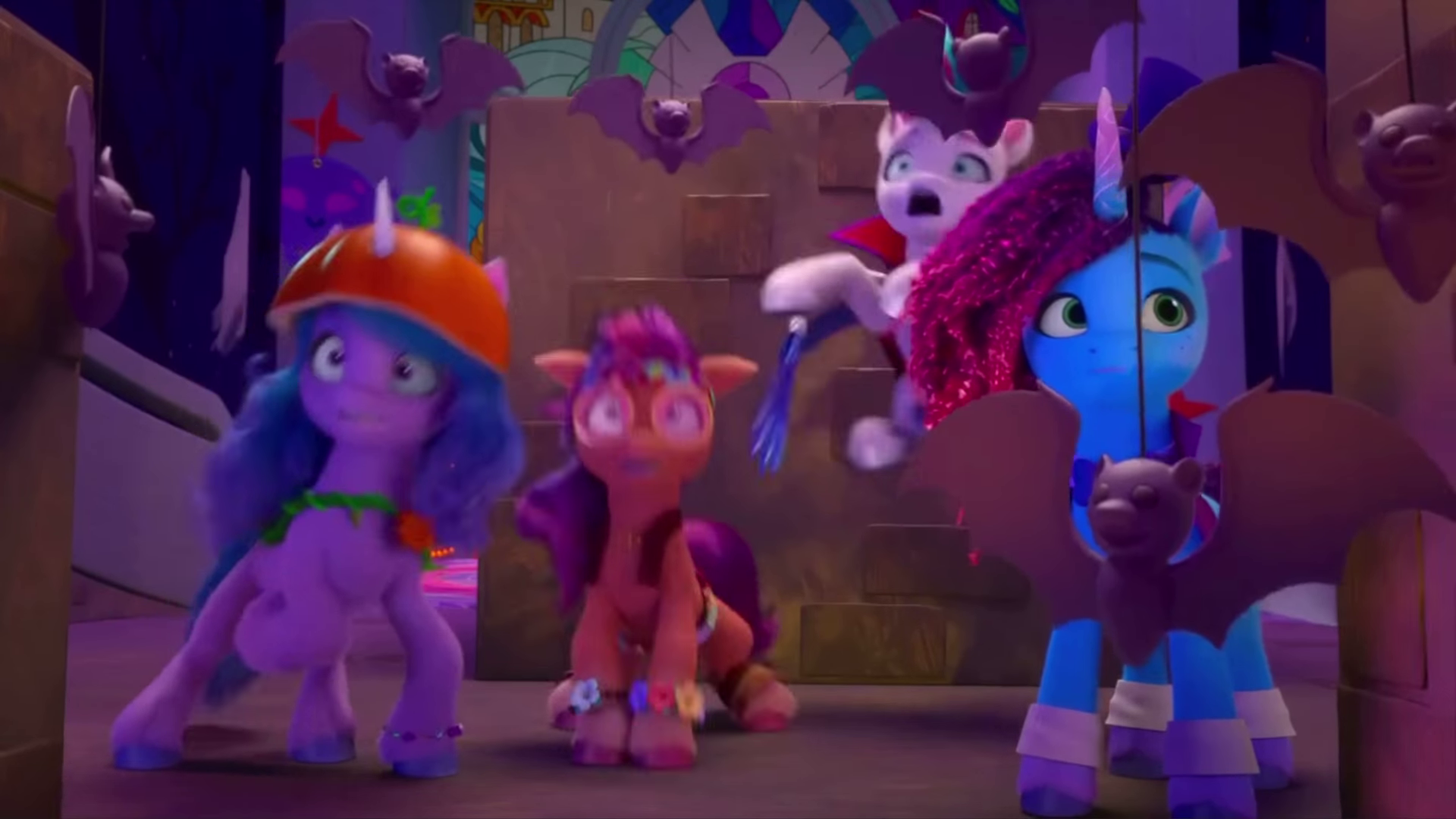 #3218691 - safe, screencap, izzy moonbow, misty brightdawn, pipp petals ...