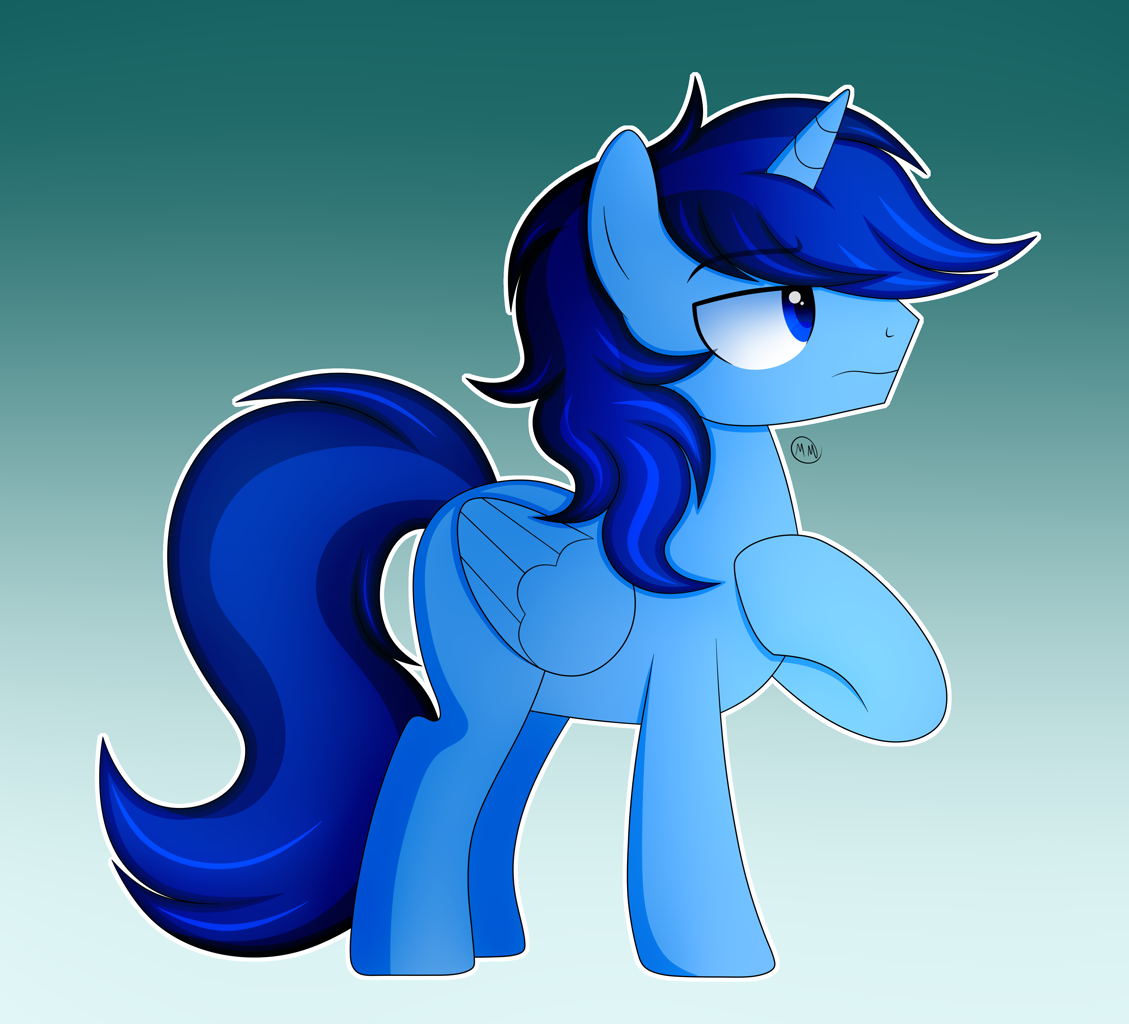 #3218901 - artist needed, source needed, safe, oc, oc only, oc:blue thunder, alicorn, pony ...