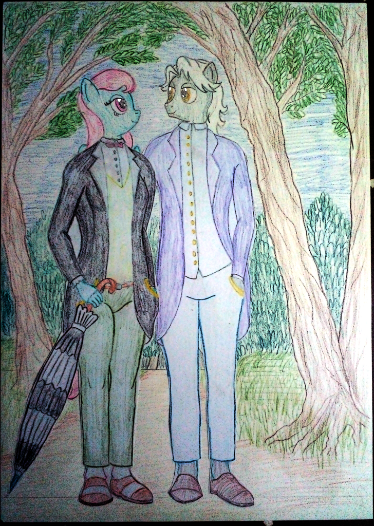 #3219801 - safe, artist:mildgyth, derpibooru exclusive, royal riff ...