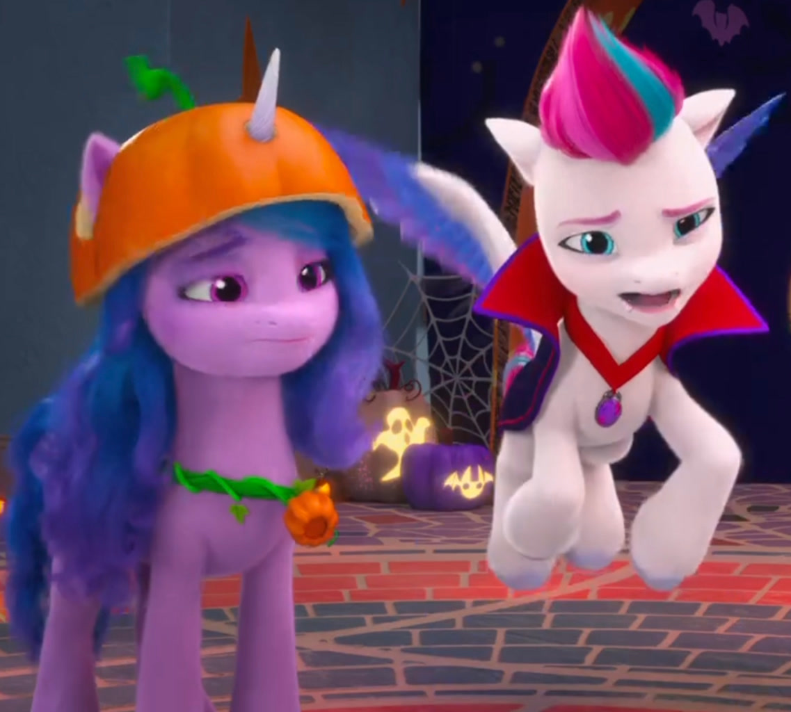 #3219868 - safe, screencap, izzy moonbow, zipp storm, pegasus, pony ...