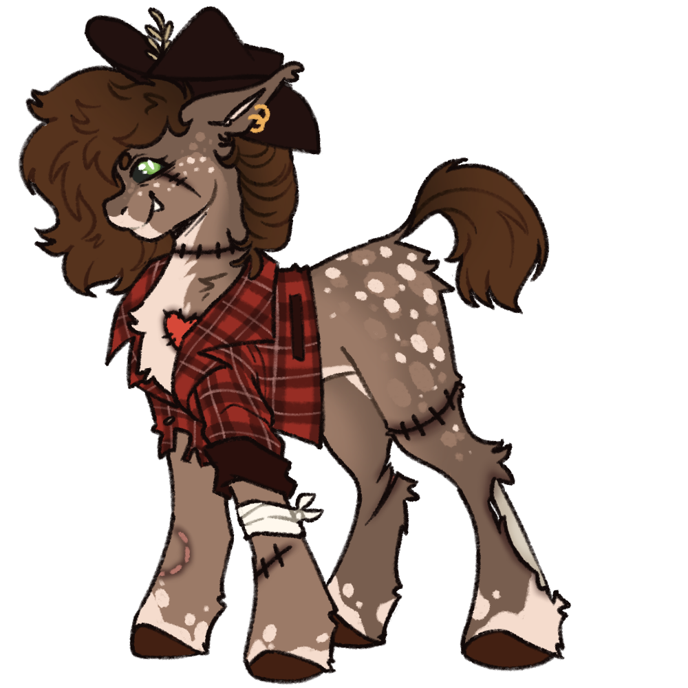 #3220672 - semi-grimdark, artist:kazmuun, oc, oc only, pony, undead ...