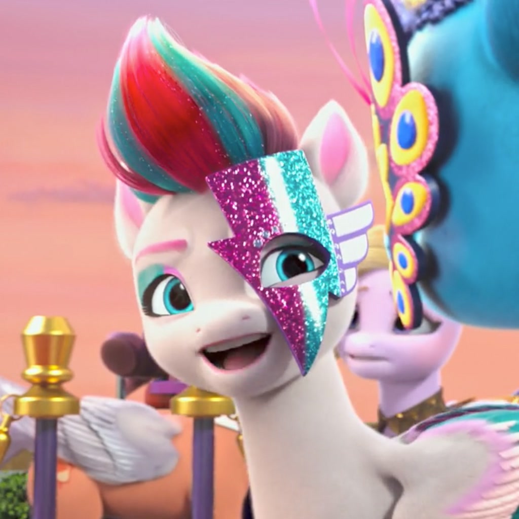 #3220775 - safe, screencap, dazzle feather, misty brightdawn, skye silver, zipp storm, pegasus ...