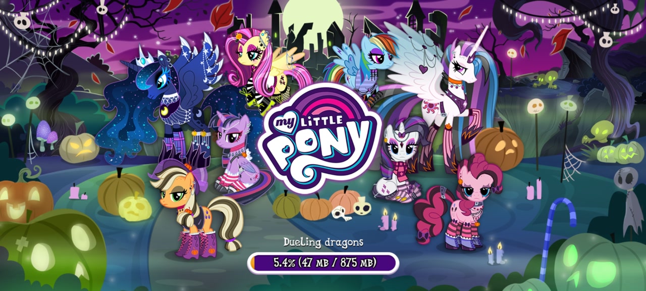 #3221060 - safe, gameloft, applejack, fluttershy, pinkie pie, princess ...