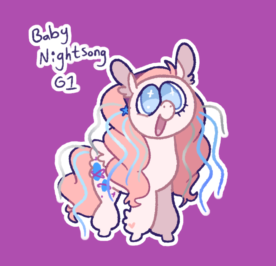 #3221340 - safe, artist:goatpaste, baby stella, pony, g1, female, filly ...