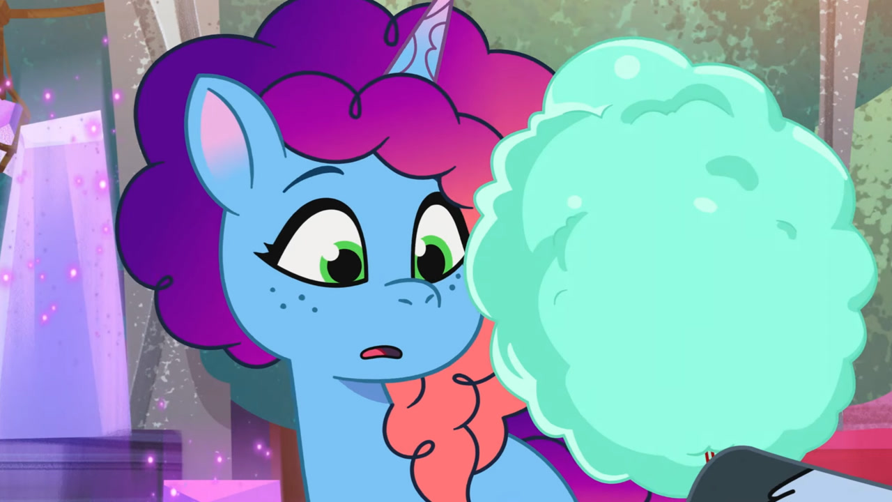 #3222360 - safe, screencap, alphabittle blossomforth, misty brightdawn, pony, unicorn, g5, my ...