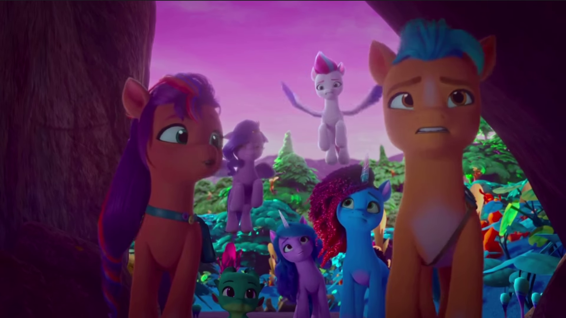 #3211008 - safe, screencap, hitch trailblazer, izzy moonbow, misty brightdawn, pipp petals ...