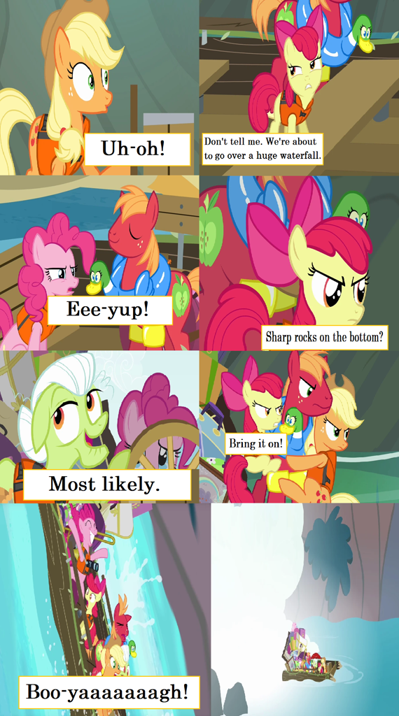 #3225948 - safe, artist:captainponyboy1999, edit, edited screencap, screencap, apple bloom ...