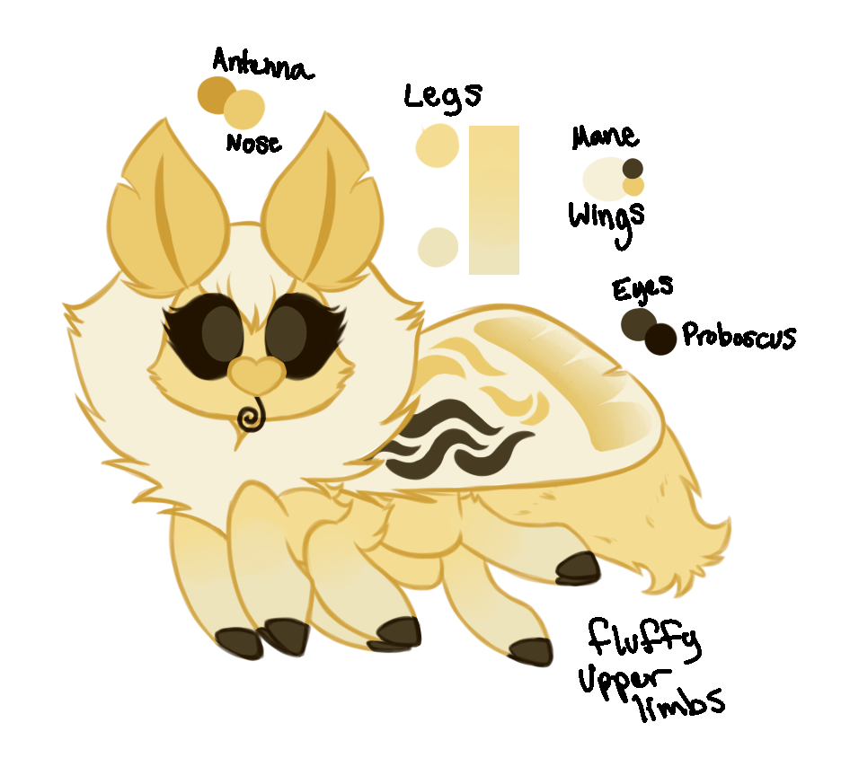 #3226241 - safe, artist:wtfponytime, oc, oc only, unnamed oc, bug pony, insect, moth, mothpony ...