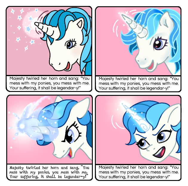 #3226354 - safe, artist:dazzle, majesty, pony, unicorn, comic:my little ...