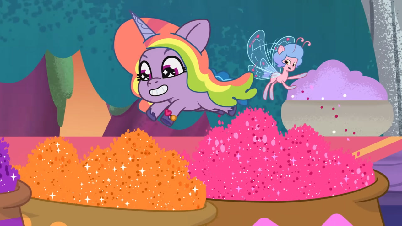 #3227206 - safe, screencap, izzy moonbow, breezie, pony, unicorn, g5 ...