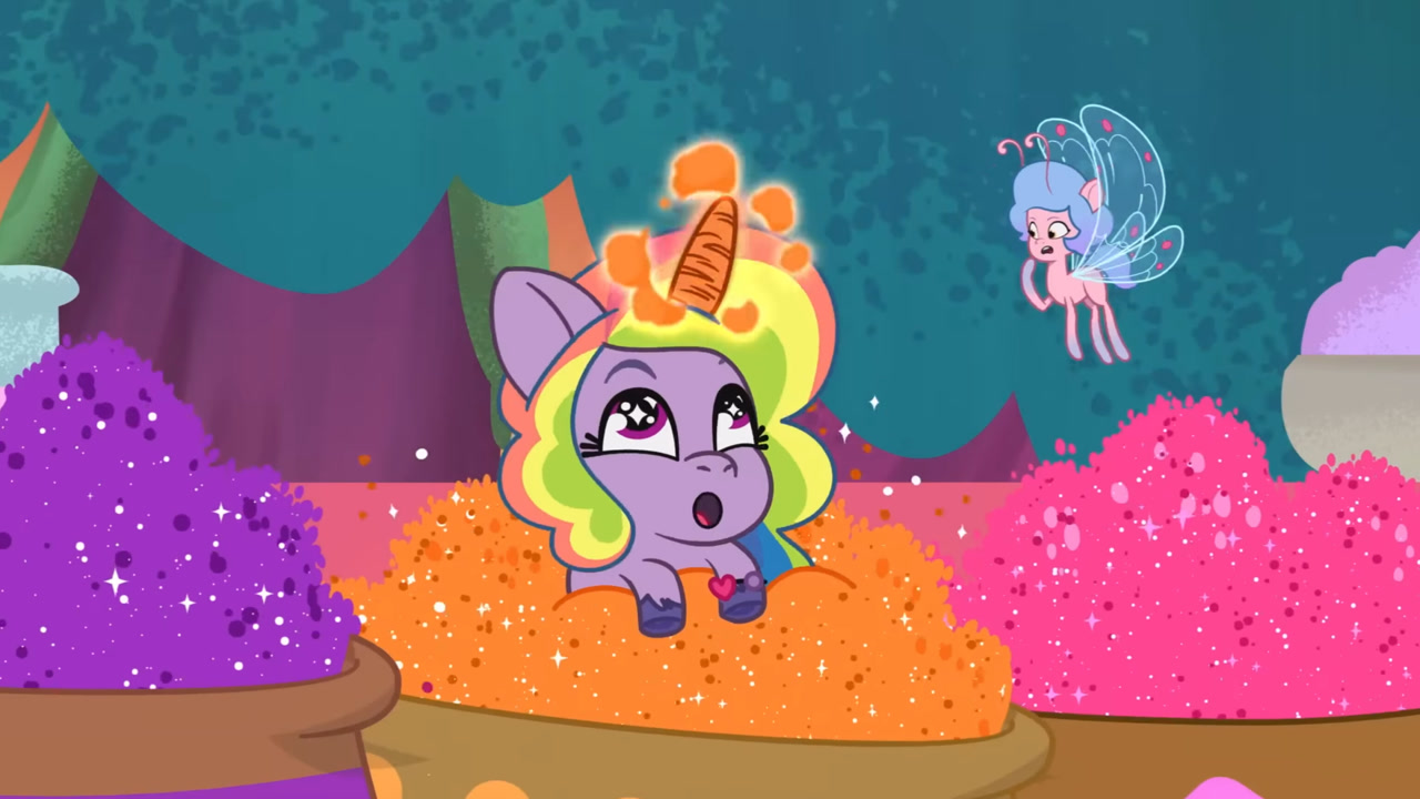 #3227207 - safe, screencap, izzy moonbow, breezie, pony, unicorn, g5 ...
