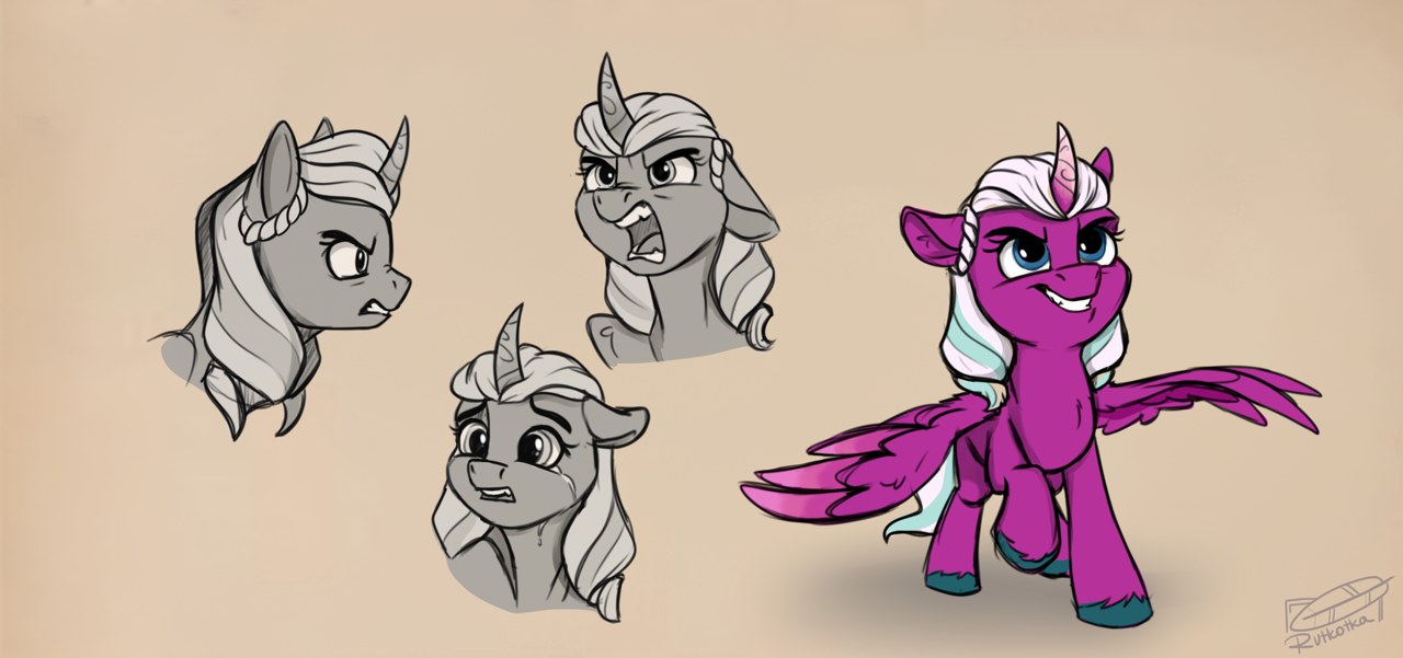 #3227433 - safe, artist:rutkotka, opaline arcana, alicorn, pony, g5 ...