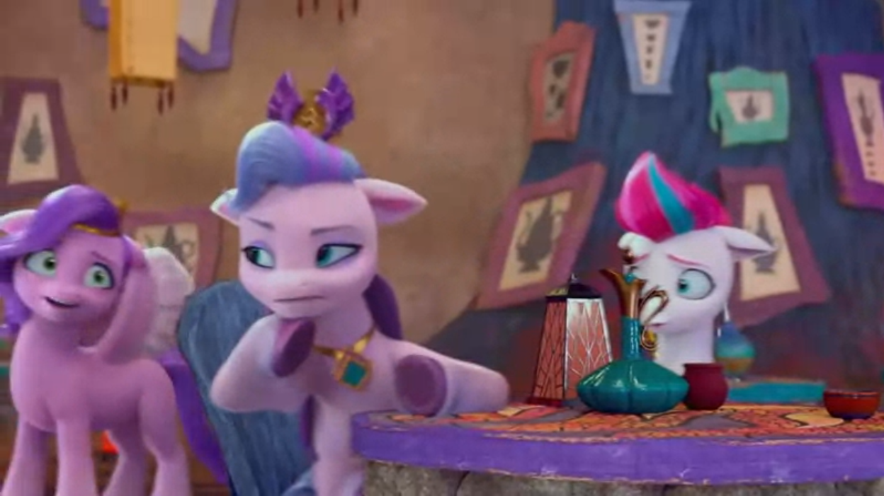 #3227632 - safe, screencap, pipp petals, queen haven, zipp storm, pegasus, family trees, g5, my ...