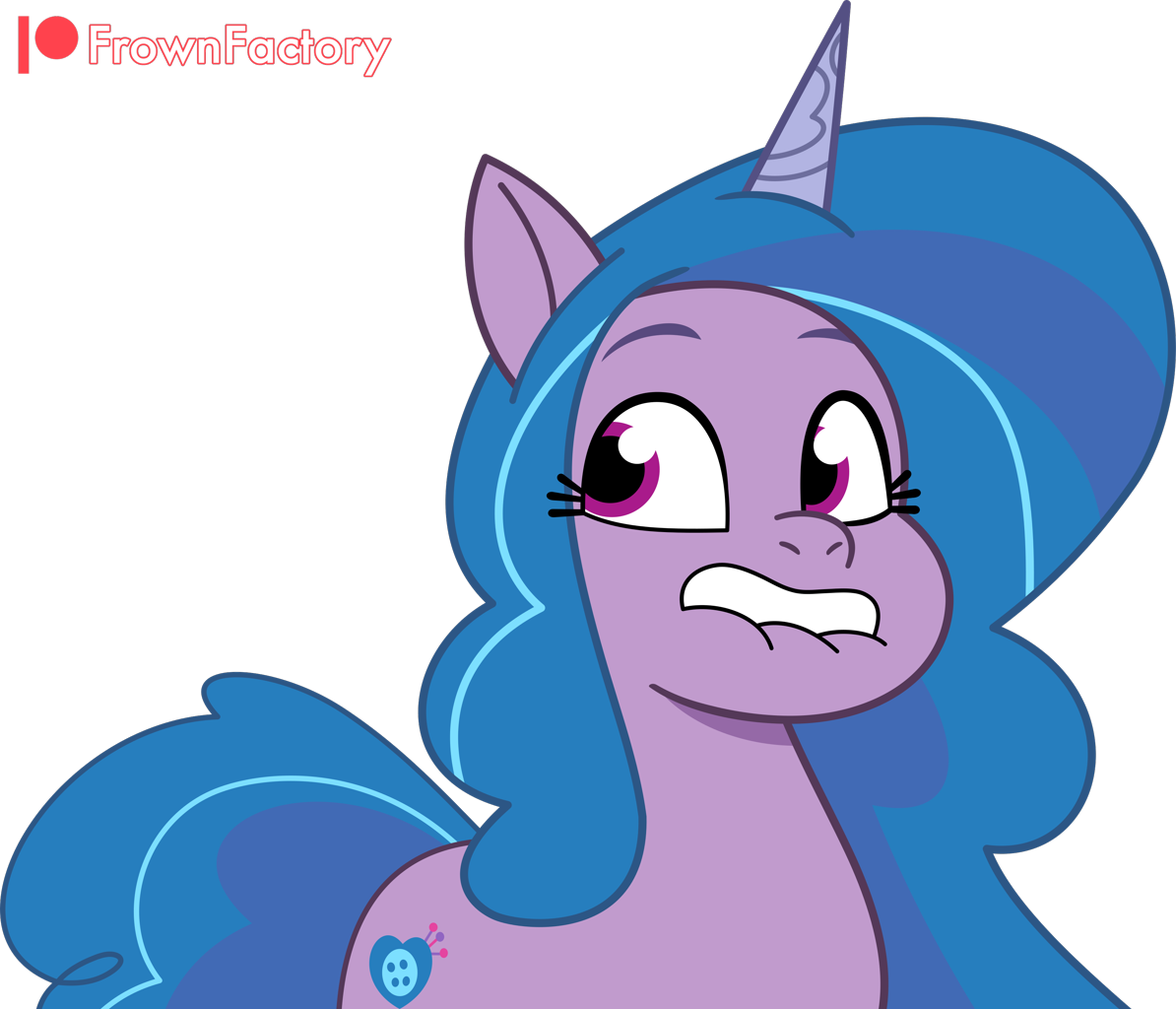#3227944 - safe, artist:frownfactory, izzy moonbow, pony, unicorn, g5 ...
