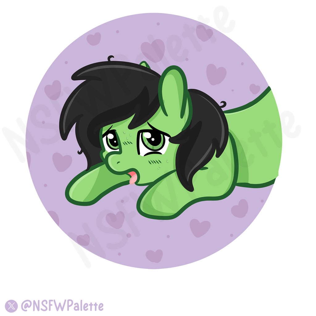 #3228728 - suggestive, artist:redpalette, oc, oc:anon, oc:filly anon ...