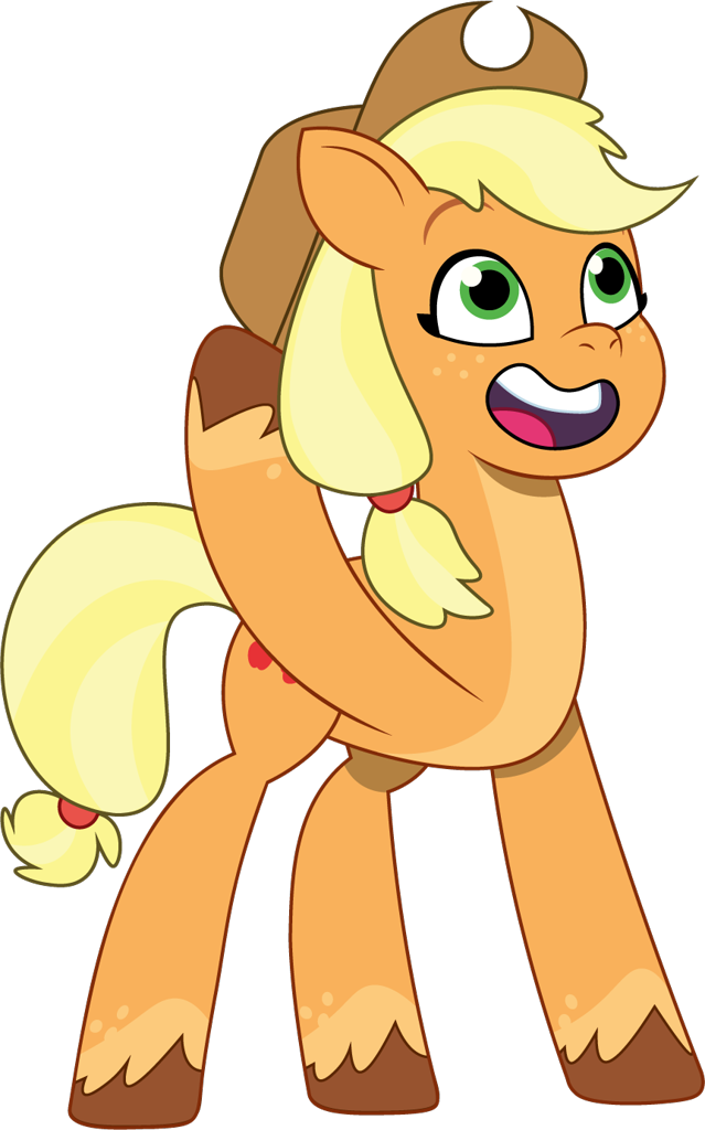 #3211973 - safe, artist:prixy05, applejack, earth pony, pony, g4, g5 ...