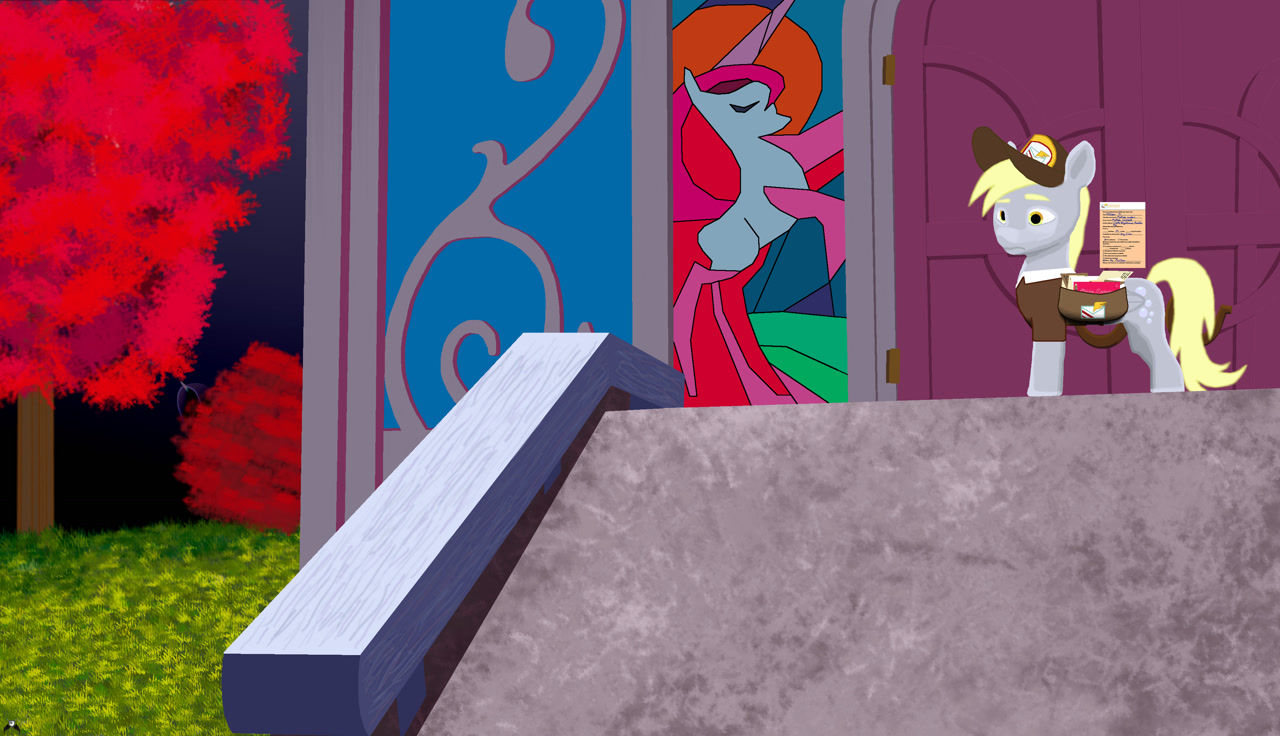 #3230013 - safe, artist:sane_marbles, derpibooru exclusive, derpy ...