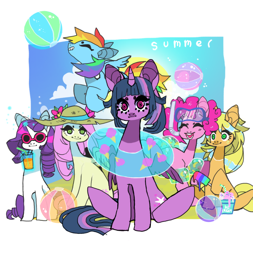 #3230908 - safe, artist:cutesykill, applejack, fluttershy, pinkie pie ...