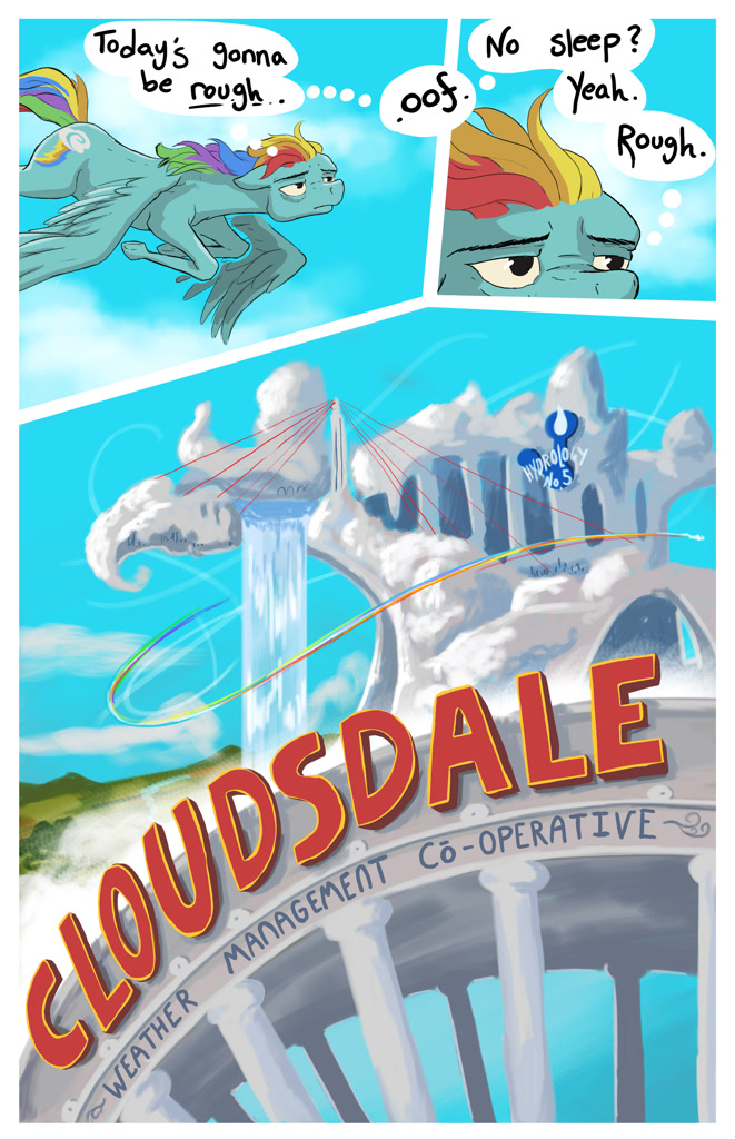 #3212291 - safe, artist:seventozen, rainbow dash, pegasus, pony, comic:the problem of parthus ...