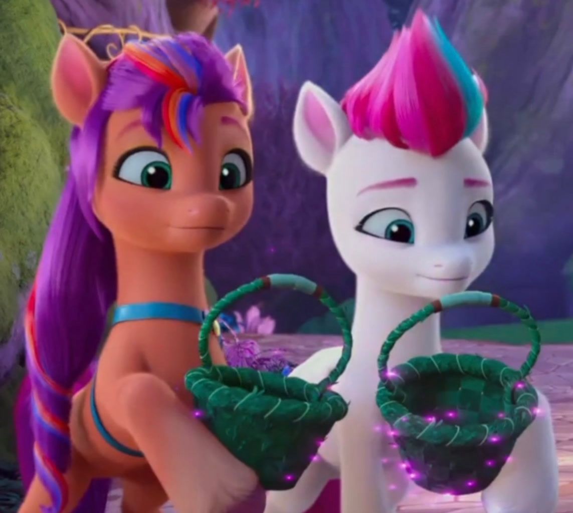 #3212665 - safe, screencap, sunny starscout, zipp storm, earth pony ...