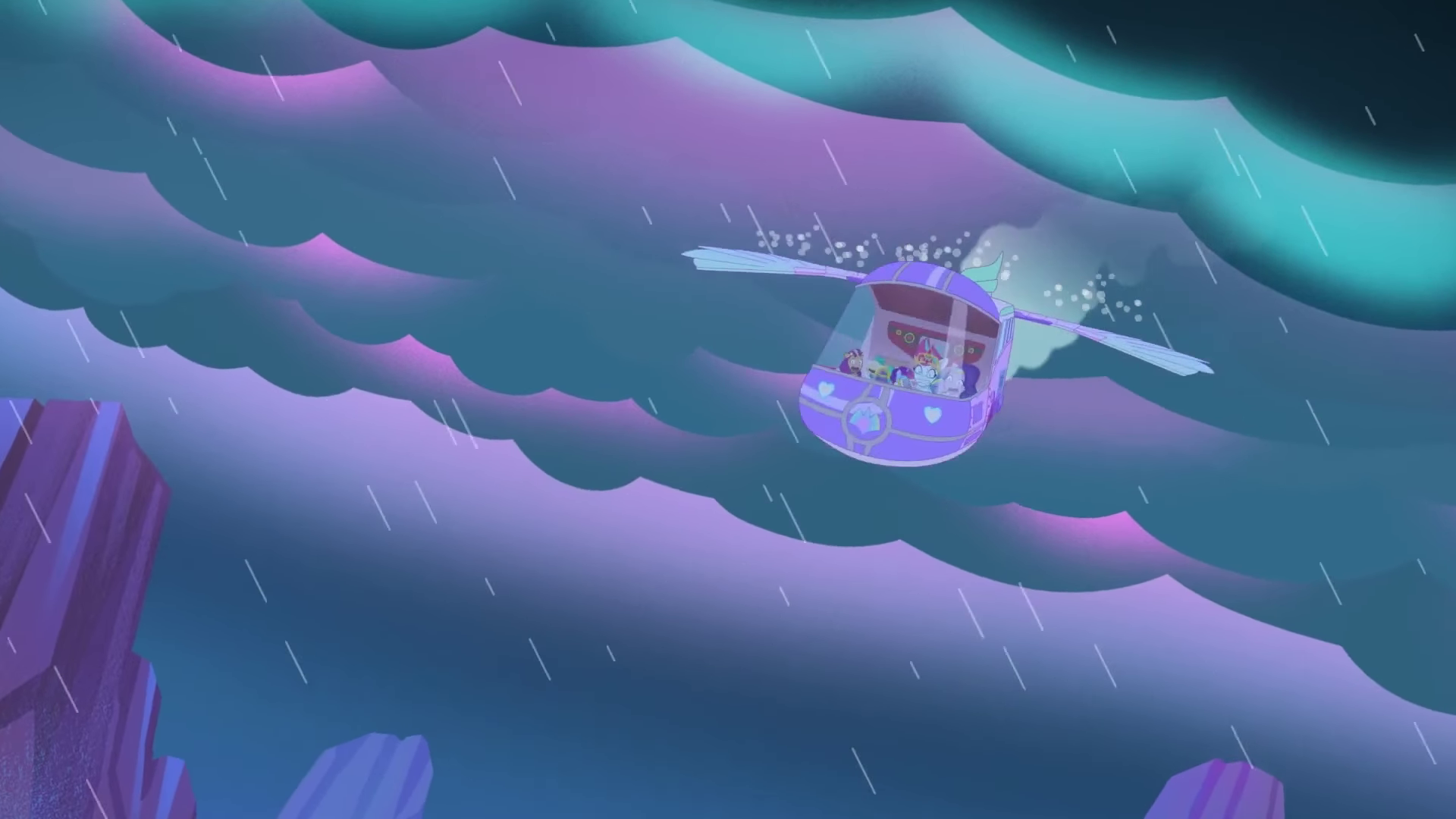 #3212887 - safe, screencap, hitch trailblazer, izzy moonbow, misty brightdawn, pipp petals ...