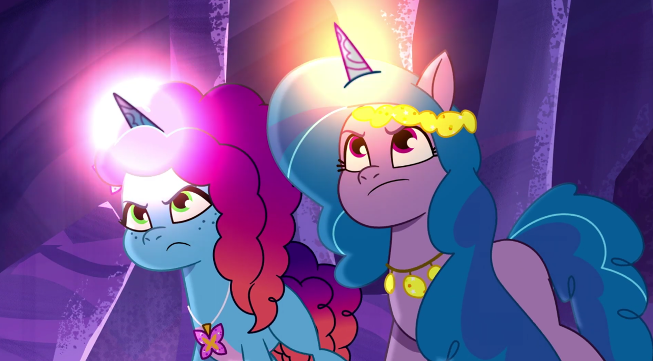 #3212896 - safe, screencap, izzy moonbow, misty brightdawn, pony ...