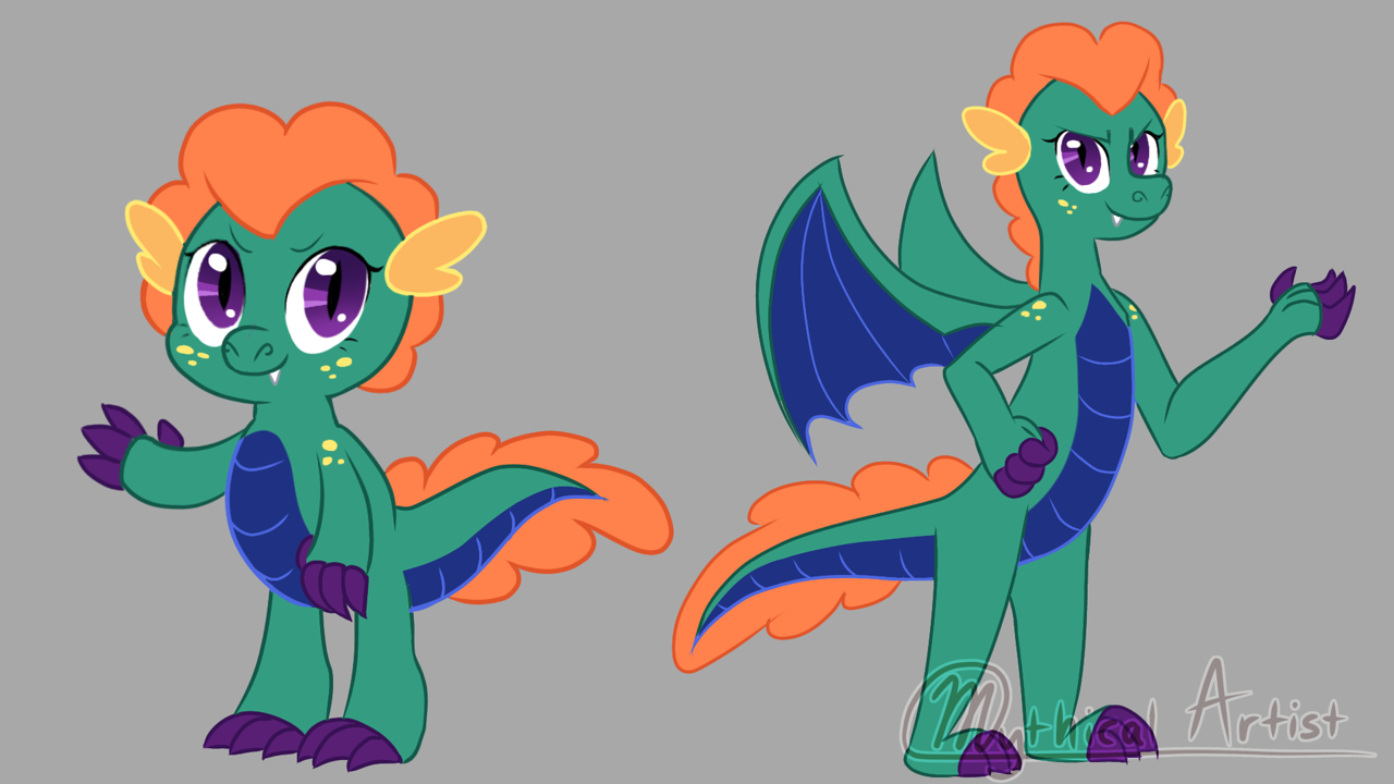 #3213570 - safe, artist:mythical artist, part of a set, oc, oc only, oc:emziko, dragon, closed ...