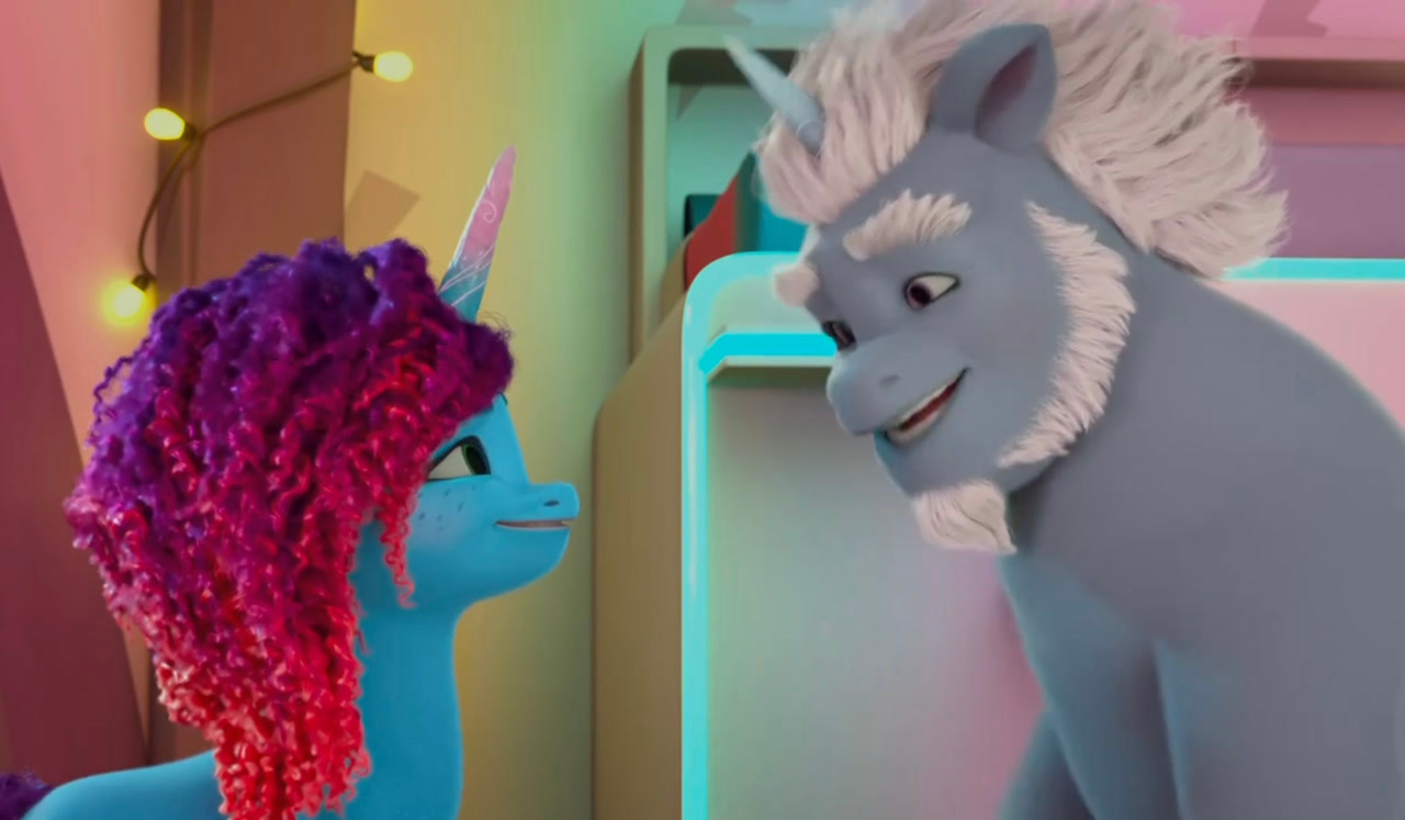 #3214190 - safe, screencap, alphabittle blossomforth, misty brightdawn, pony, unicorn, father of ...