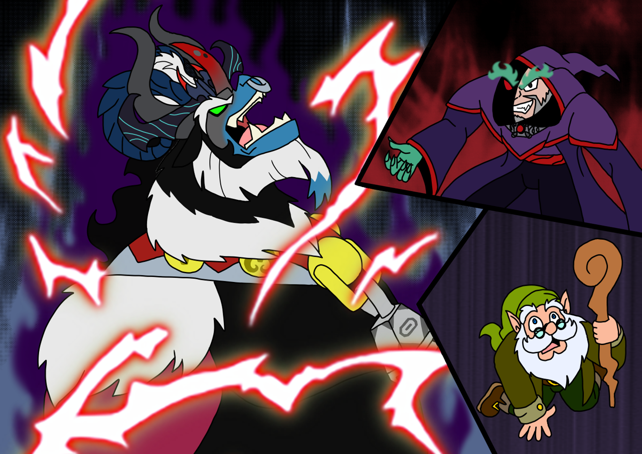 #3215048 - safe, artist:zetikoopa, grogar, king sombra, lord tirek, mr ...