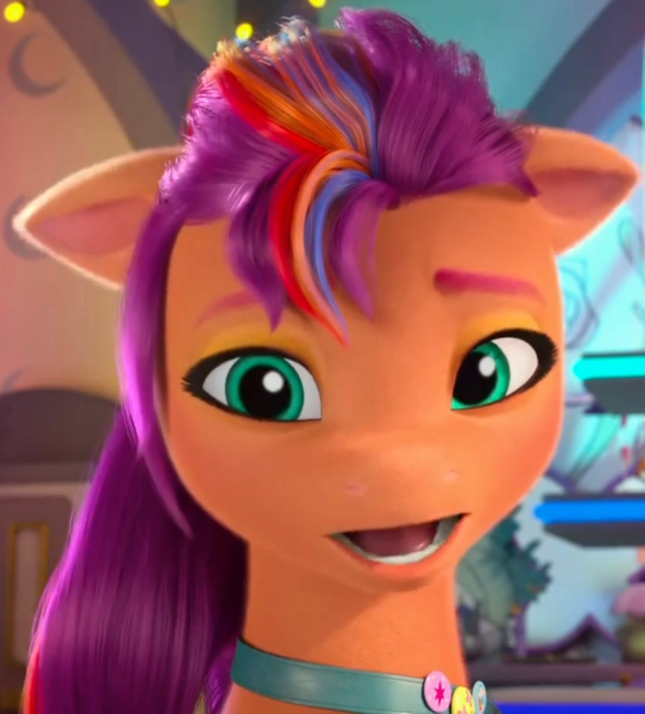 #3215221 - safe, screencap, sunny starscout, earth pony, pony, g5, mane ...