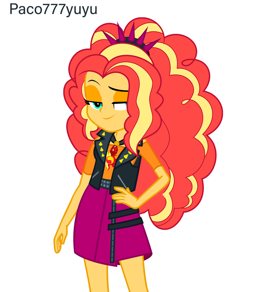 #3231201 - safe, artist:paco777yuyu, adagio dazzle, sunset shimmer, human, equestria girls, g4 ...