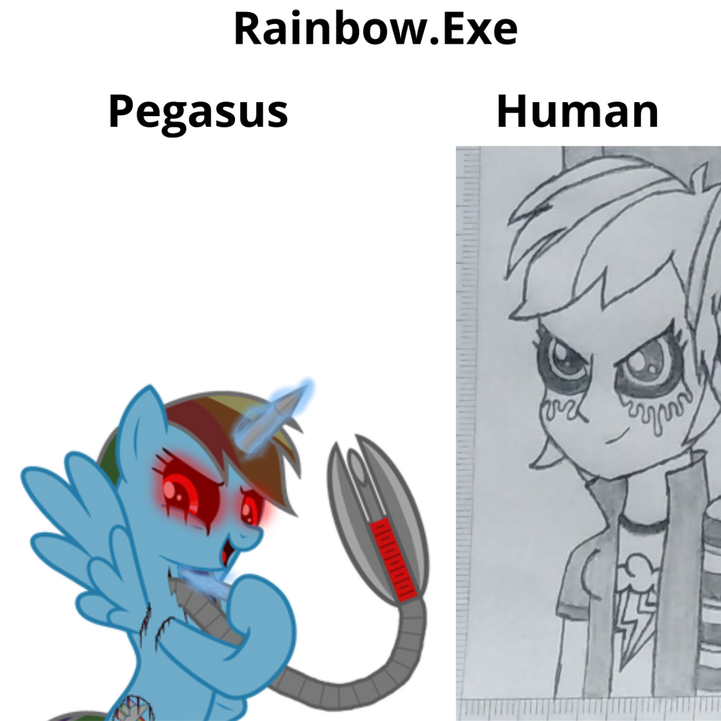 #3231300 - safe, artist:[j.b.m], edit, editor:tom artista, oc, oc:rainbow_dash.exe, human ...