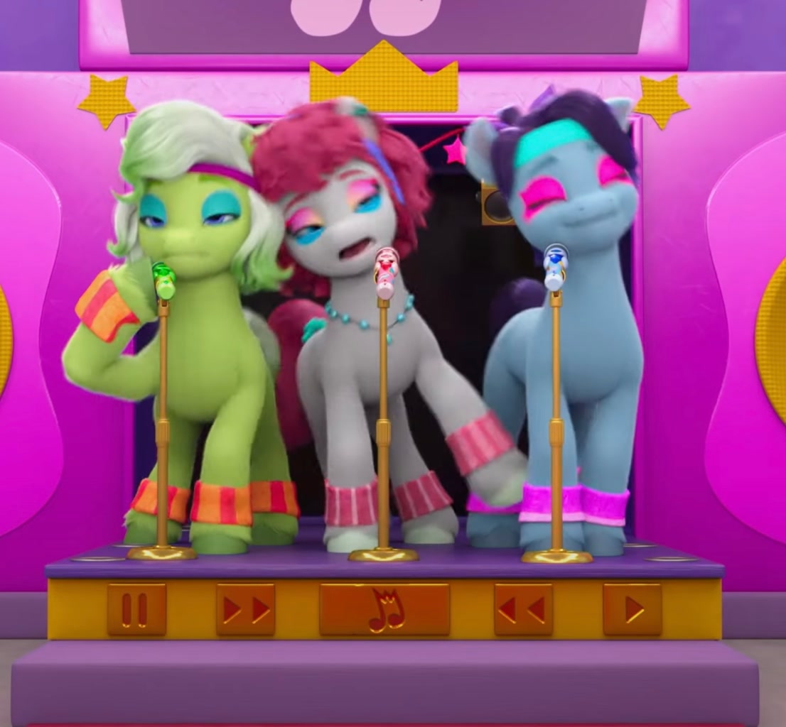 #3237478 - safe, screencap, blue belle (g5), minty (g5), snuzzle (g5 ...