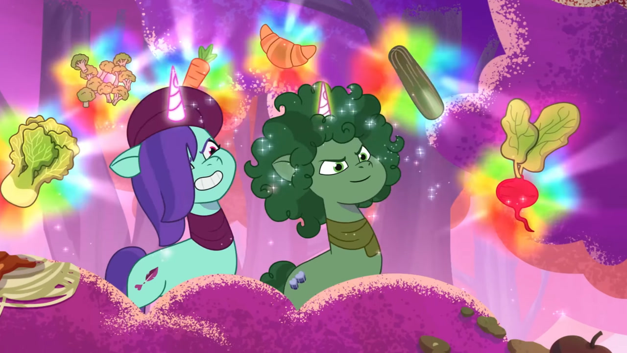 #3239495 - safe, screencap, dapple, onyx, pony, unicorn, friday night ...