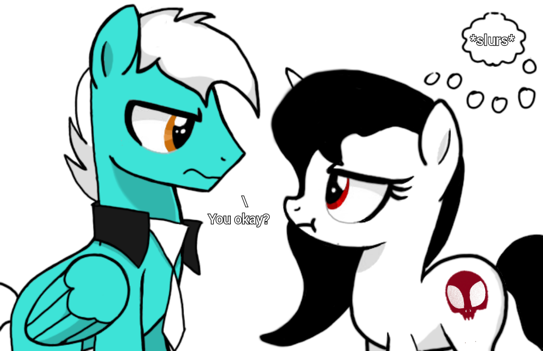 #3239584 - safe, oc, oc:peep, oc:slagathor, pegasus, unicorn, cutie ...