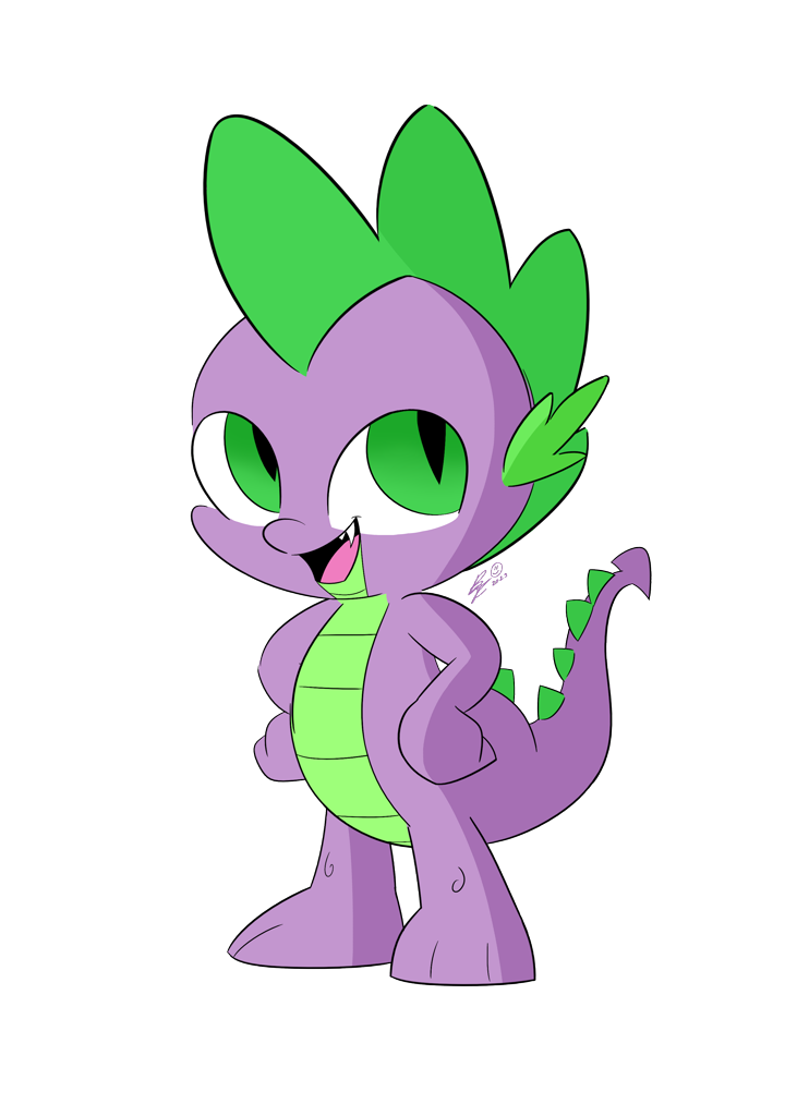 #3240000 - safe, artist:25ultragamer, spike, dragon, g4, cute, open ...