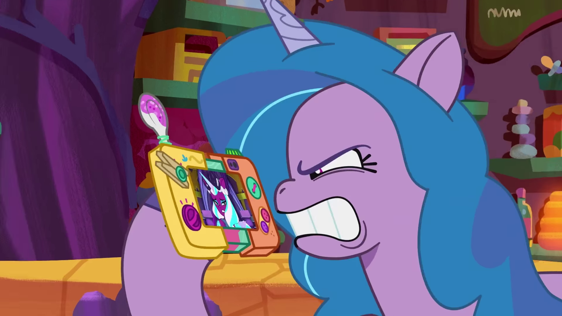 #3241347 - safe, screencap, izzy moonbow, opaline arcana, alicorn, pony ...