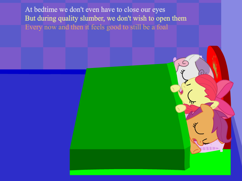 #3241885 - safe, artist:sleep-mast-r-2023, apple bloom, scootaloo ...