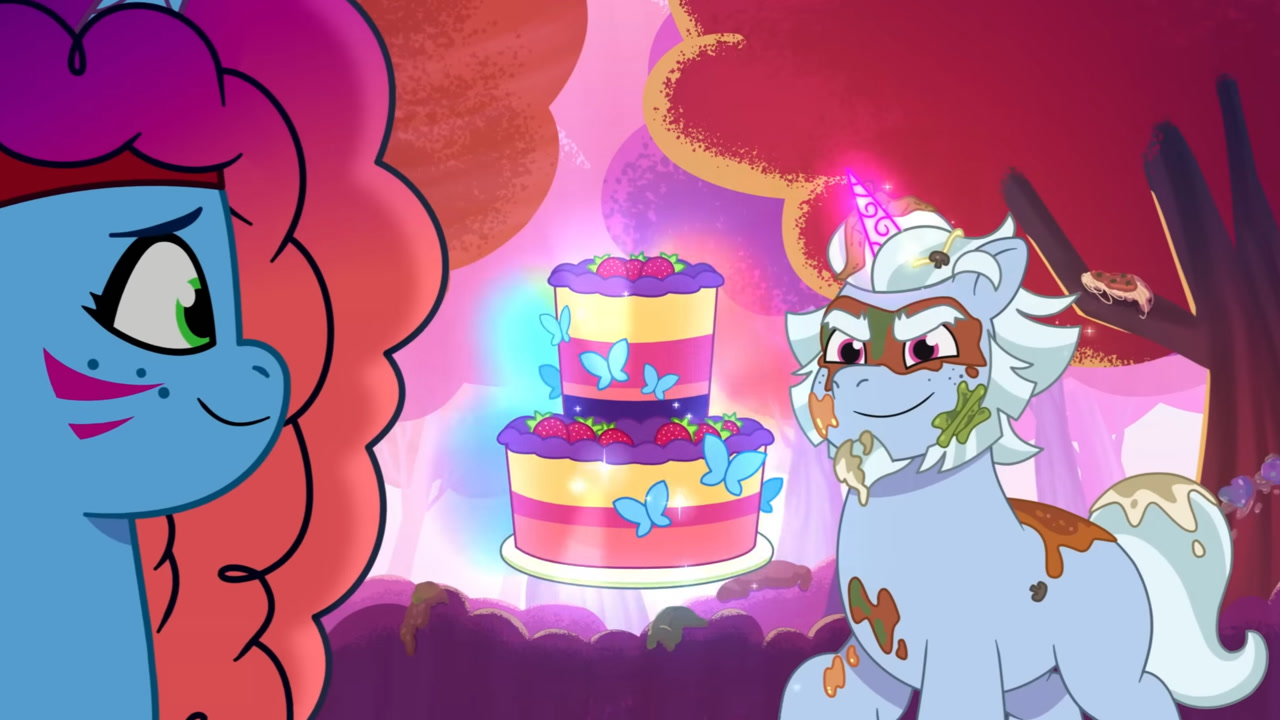 #3242301 - safe, screencap, alphabittle blossomforth, izzy moonbow ...