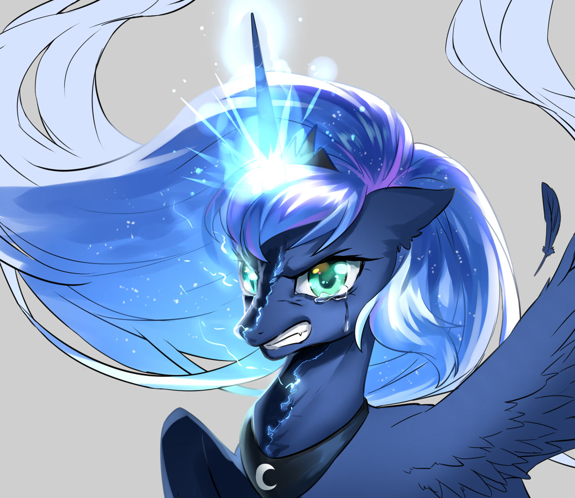 #3242332 - safe, artist:mjiffy, nightmare moon, princess luna, alicorn ...
