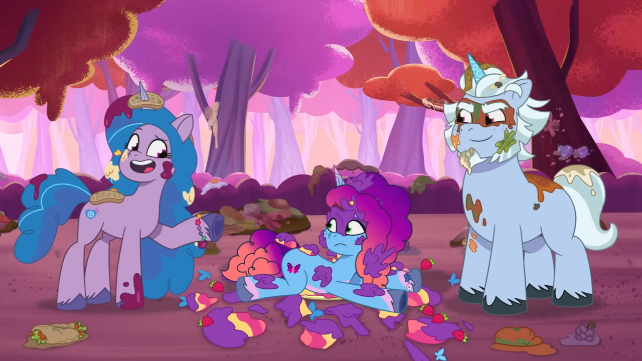 #3242333 - safe, screencap, alphabittle blossomforth, izzy moonbow ...