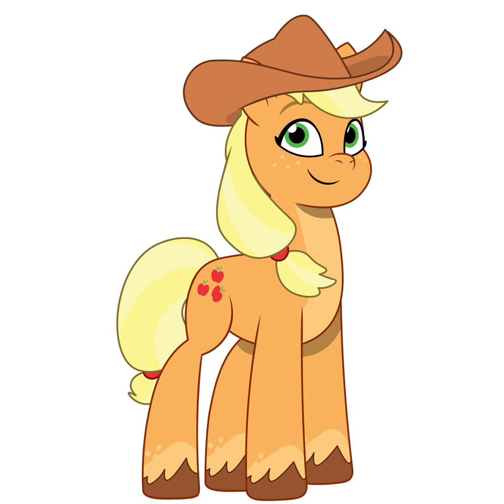 #3243241 - safe, artist:prixy05, applejack, earth pony, pony, g4, g5 ...