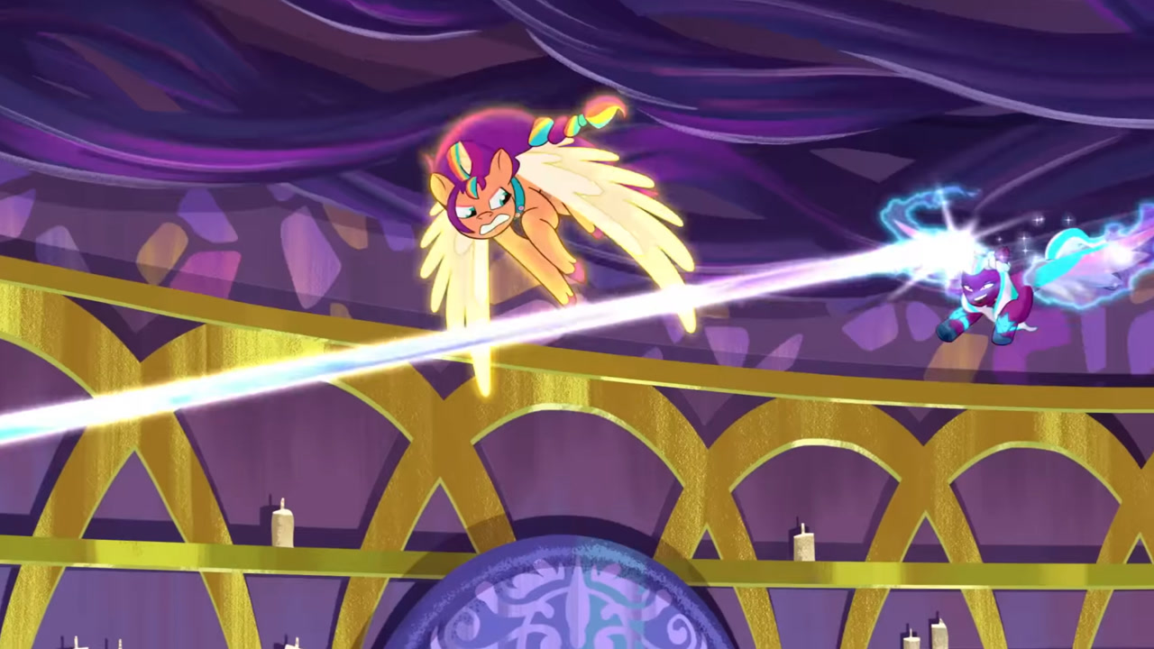 #3243653 - safe, screencap, opaline arcana, sunny starscout, alicorn ...