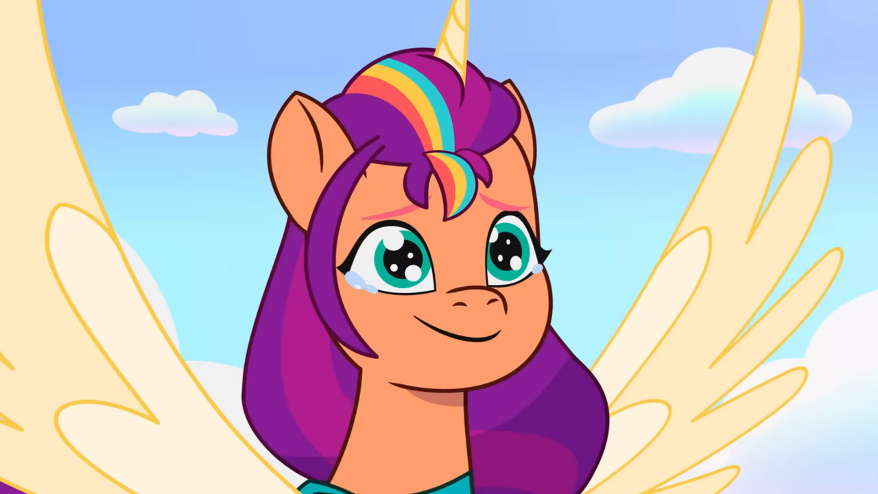 #3243871 - safe, screencap, sunny starscout, alicorn, pony, g5, my ...