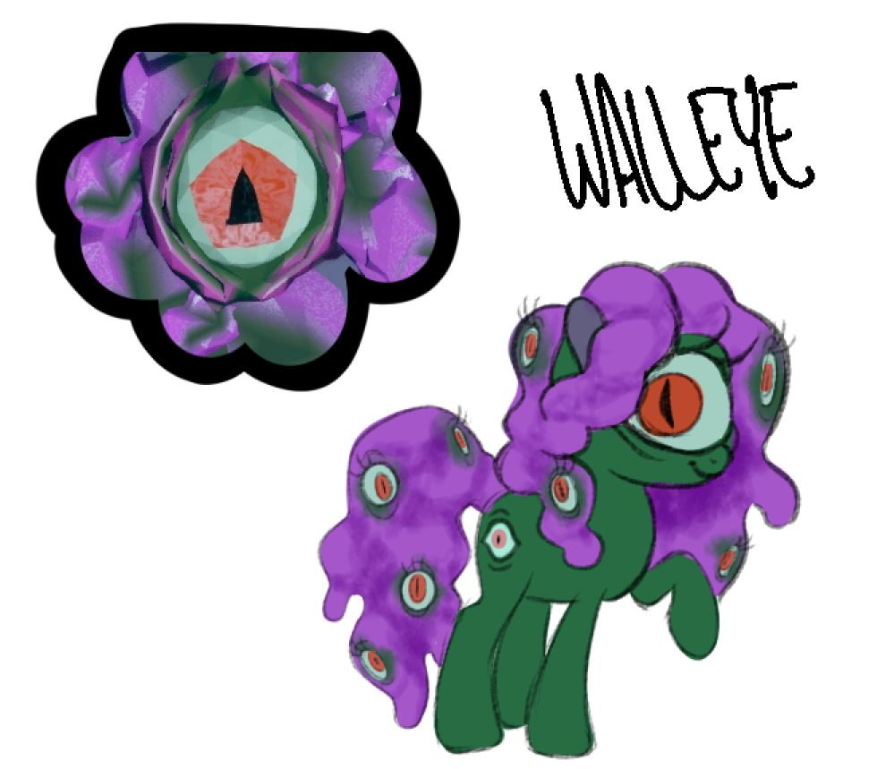 #3244092 - safe, artist:wtfponytime, oc, oc only, oc:walleye, alien ...